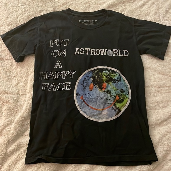Travis Scott | Tops | Travis Scott Astroworld Tour Tee | Poshmark